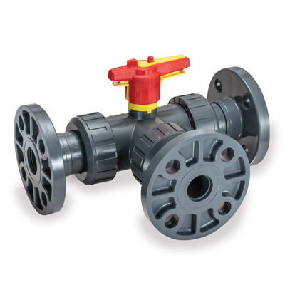 Multi-Port Industrial Ball Valves - Type 33 - Chemline Plastics