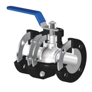 HB Series Hybrid Fluoropolymer Ball Valves | Teflon PFA-Lined or PVDF ...